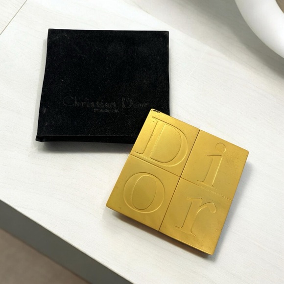 Dior | Accessories | Vintage Christian Dior Sliding Compact Mirror ...